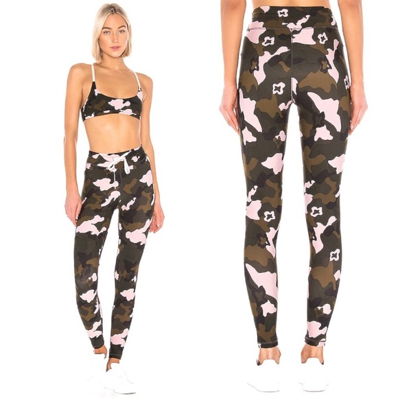 The Upside | Pants & Jumpsuits | Nwot Revolve X The Upside Forest Camo Midi Pants In Camo Multi ...